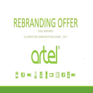 Artel - Rebranding offer | PPTX