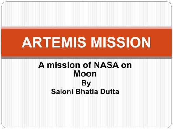 Artemis program | PPTX