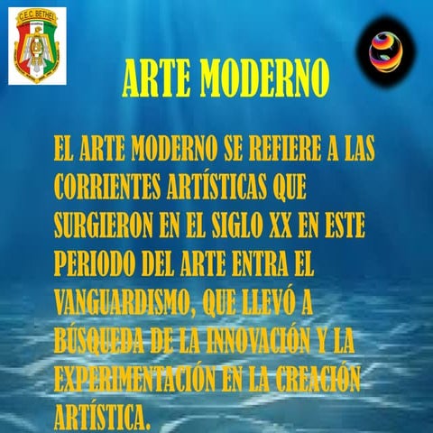 ARTE MODERNO para trabajos que usted lo requieran | PPTX