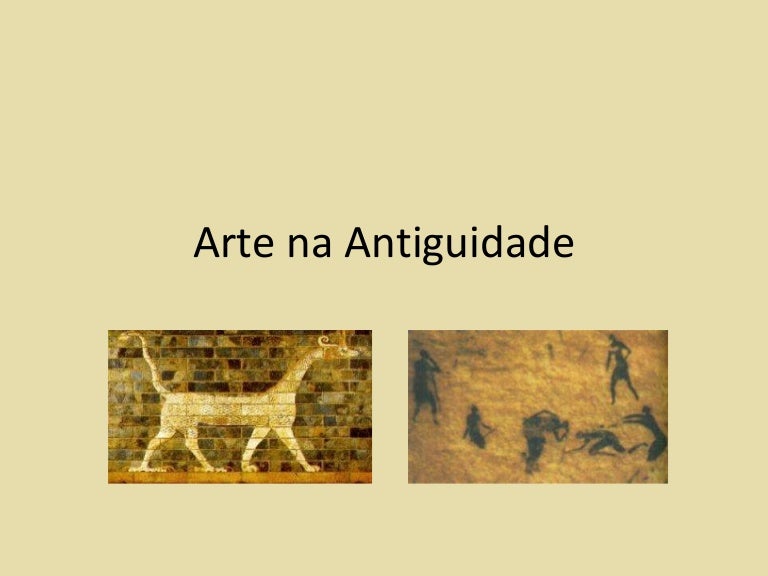 Arte na antiguidade.