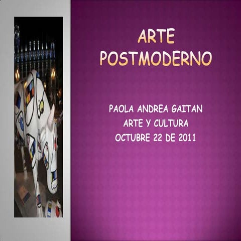 Arte postmoderno | PPTX