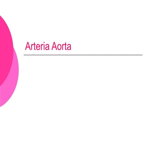Arteria aorta | PPT