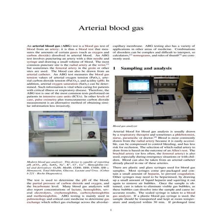 VBG vs ABG (replacement of venous blood sample instead of arterial one ...
