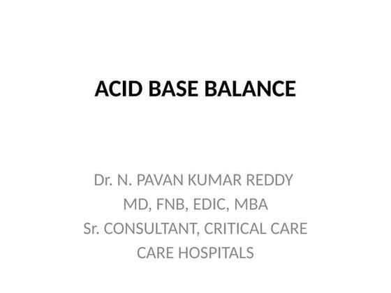 Arterial Blood Gases | PPT
