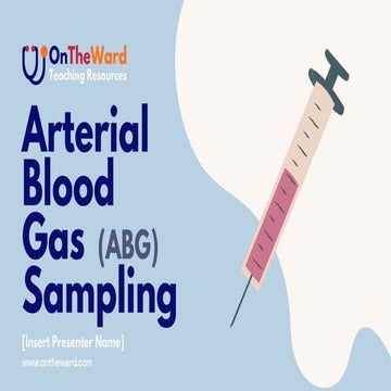 ABG Analysis ppt | PPTX