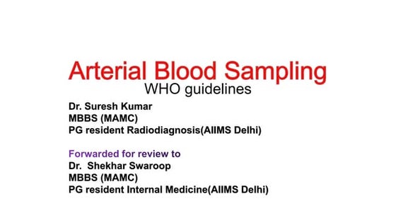 ABG Analysis ppt | PPTX