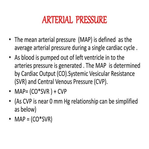 Arterial pressure | PPTX