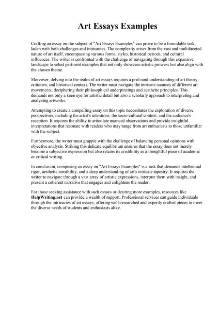 Artist Essay Example.pdf