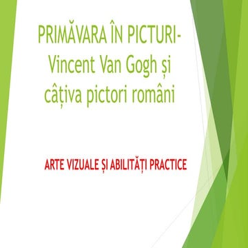 Arte vizuale și abilități practice PowerPoint | PPTX