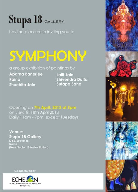Art Gallery Opening Invitation