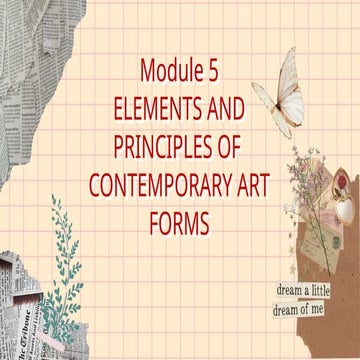 ART FORMS FROM REGION 10 Module 5. Arts from Region 10 - Grade 11 ...