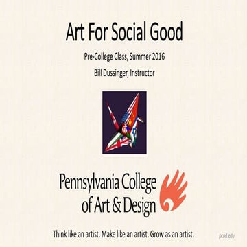 Art for Social Good | PPTX