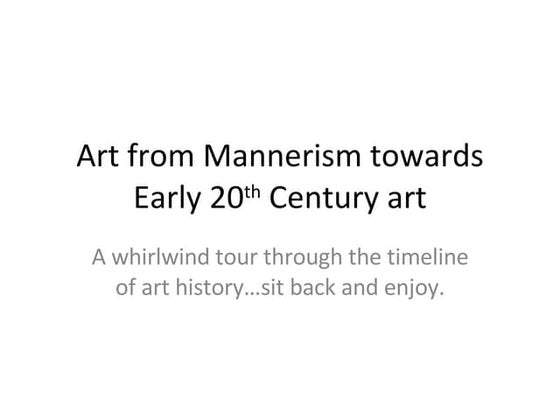 Artist presentation | PPT