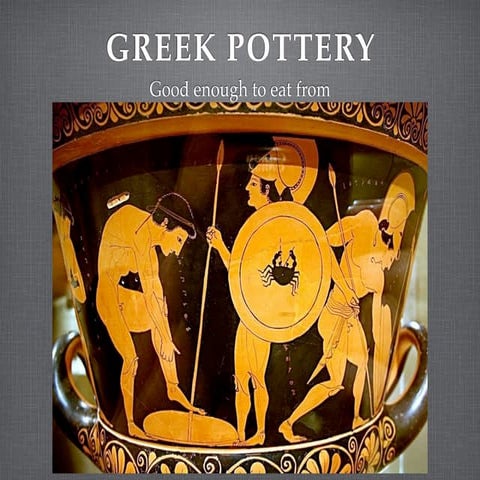 Greek pottery presentation nov | PPTX