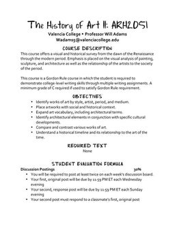 Ap art hist_syllabus_fall10 | PDF