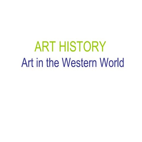 Art history | PPT