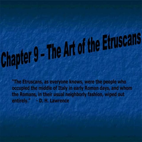 Etruscan Art | PPT