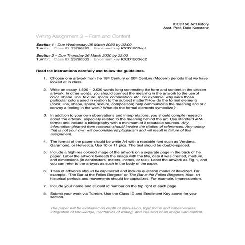 Writing Assignment 2 | PDF