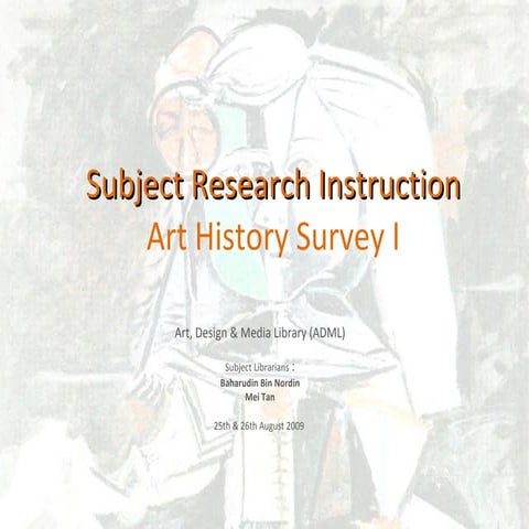 Research Methodology for the Arts | PPTX