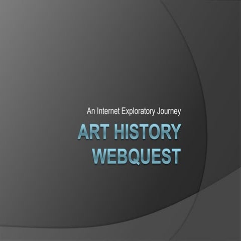 Art history webquest | PPTX