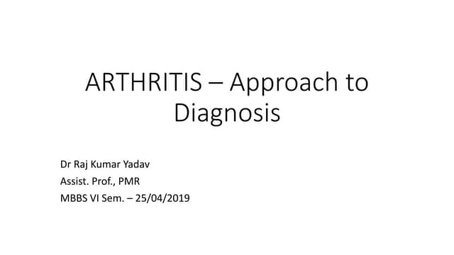 Transient Synovitis in Children | PPTX