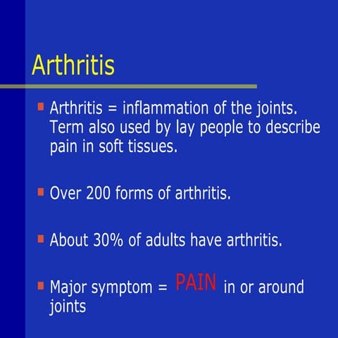Arthrits | PPT