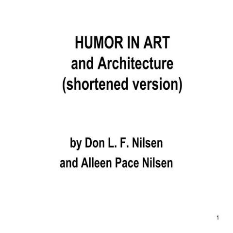 Humor in Art and Architecture | PPT