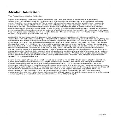 Article 15 - alcohol addiction | PDF