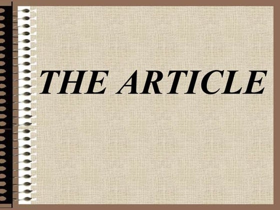 the definite 'the' article-activities.ppt