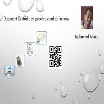 Document Control best practices and definitions | PDF