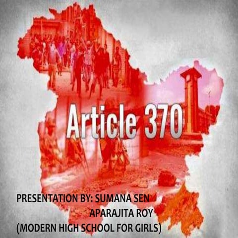 Article 370 | PPTX