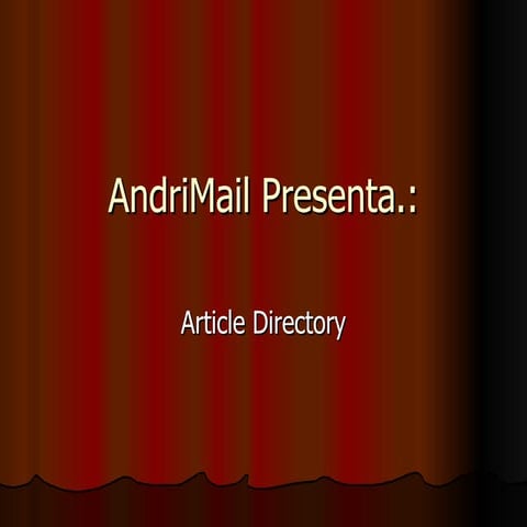 Article directory | PPT