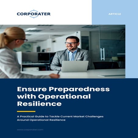 Ensure Preparedness with Operational Resilience - Article | PDF