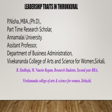 ARTICLE-LEADERSHIP TRAITS IN THIRUKKURAL.pptx
