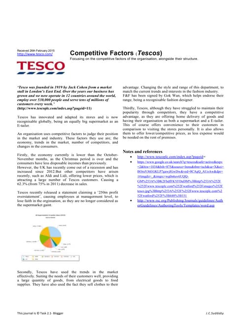 Article tescos | PDF