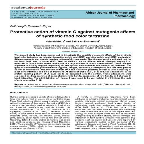 Evaluation mutagenic potential of pesticides through bioassays with ...