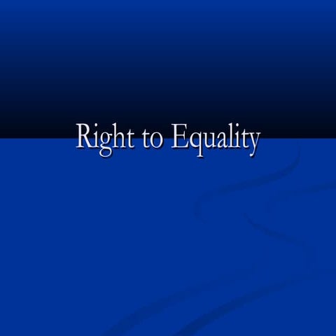 Article 14 right to equality | PPT