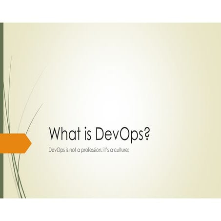 What is DevOps | PDF