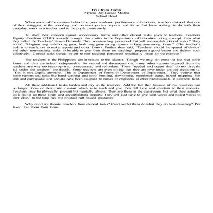 Free from forms | DOCX