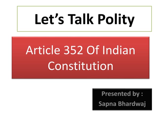 Article 1.pptx presentation of indian constitution | PPTX