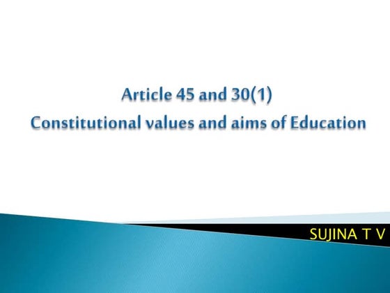 Constitutional values | PPTX | Civic affairs | Politics