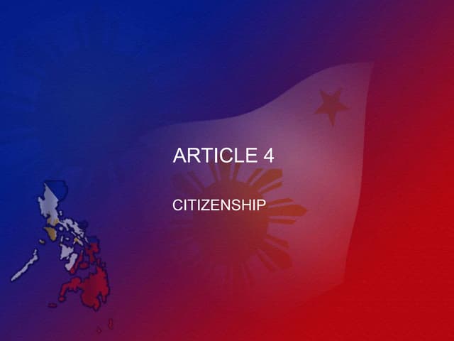 SUFFRAGE: ARTICLE 5 | PPT | Elections | Politics