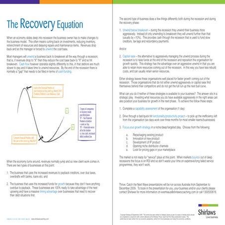Article 4 The Recovery Equation Australia | PDF