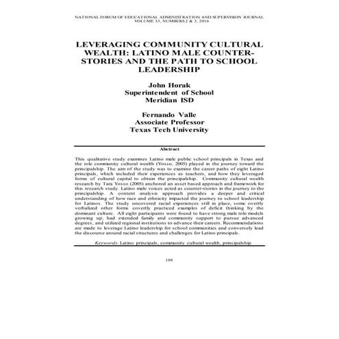 Article - National FORUM Journals | PDF