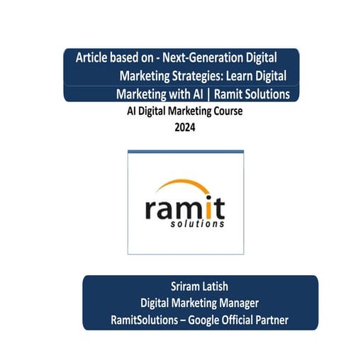 Article based on - Next-Generation Digital Marketing Strategies.pptx