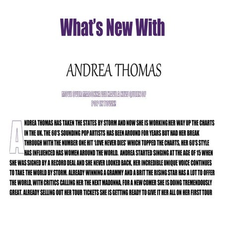 Article draft andrea | DOCX | Contemporary Hits/Pop/Top 40 | Music