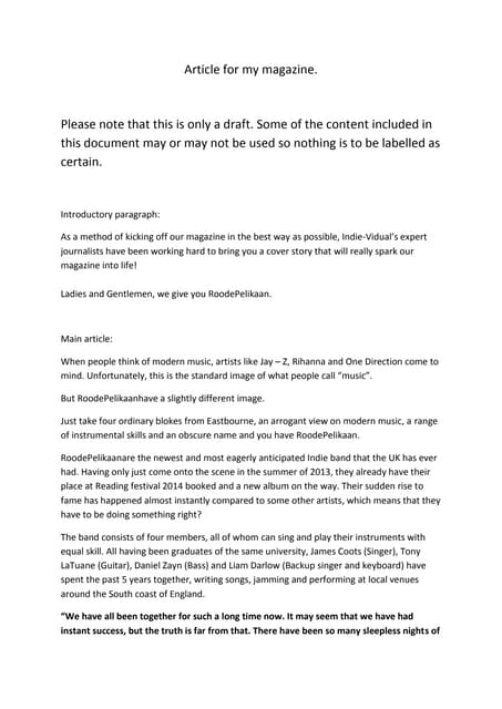 FM Radio Program Script | PDF