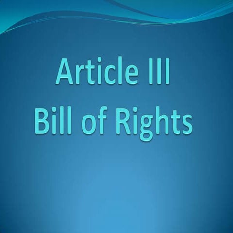Article III part 3 | PPTX