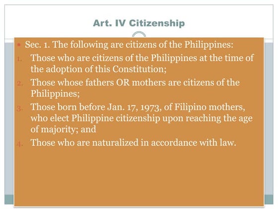 Citizenship | PPTX