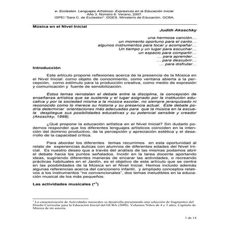 Article Judith Akoschky - Una hermosa canción.pdf